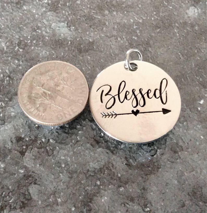Blessed Silver Plated Pendant Faith Necklace Religious - Etsy