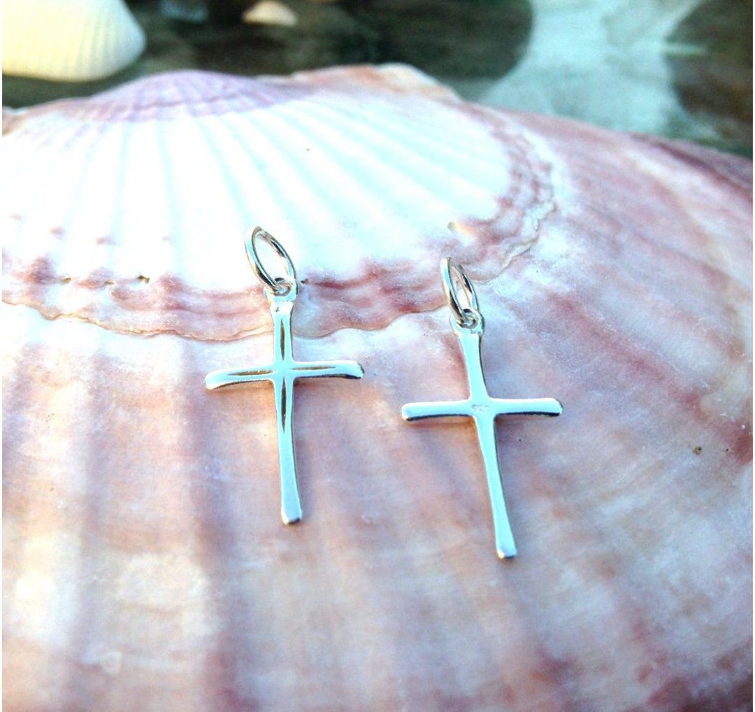 2 or 4 Beautiful Sterling Silver Cross Pendants Religious - Etsy