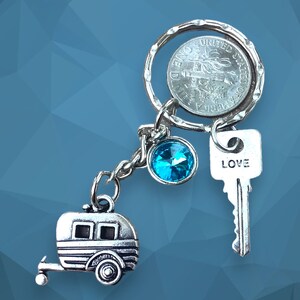 Camping Keychain, Personalized Key Ring, Keys to the RV Keyring ...