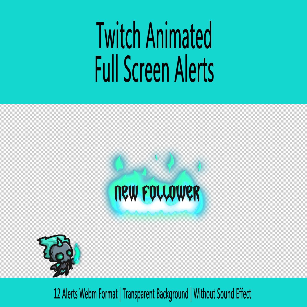 Chibi Grim Wraith Twitch Alerts: Animated Full Screen Overlay - Etsy
