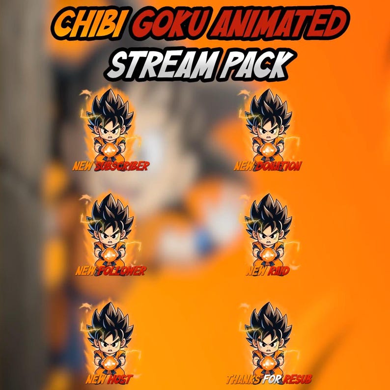 Anime Chibi Twitch Stream Overlay Pack (digital Download) - Etsy