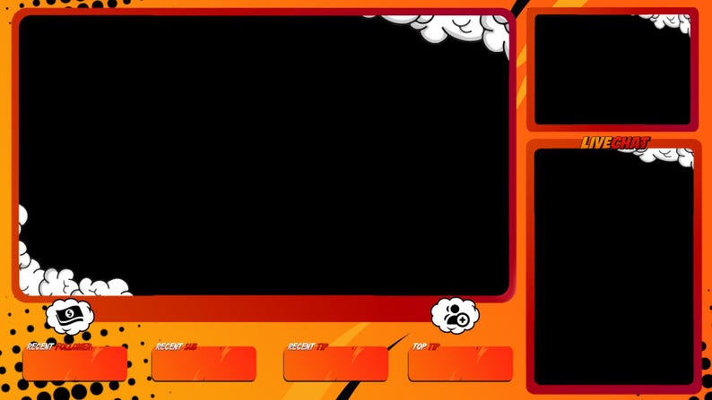Anime Chibi Twitch Stream Overlay Pack (digital Download) - Etsy