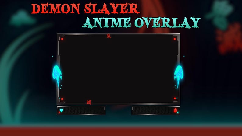 Anime Twitch Stream Overlay Pack (digital Download) - Etsy