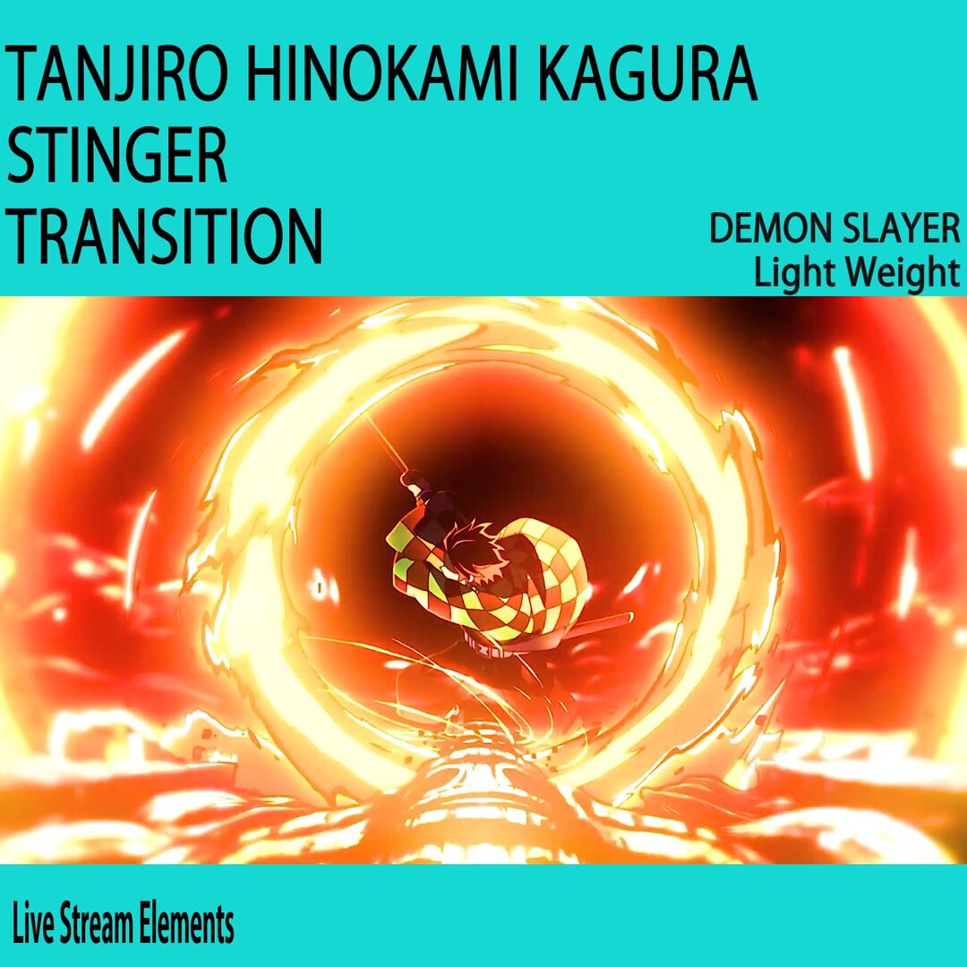 Anime Transitions, Animated Stinger Twitch Overlay for Streamers ...
