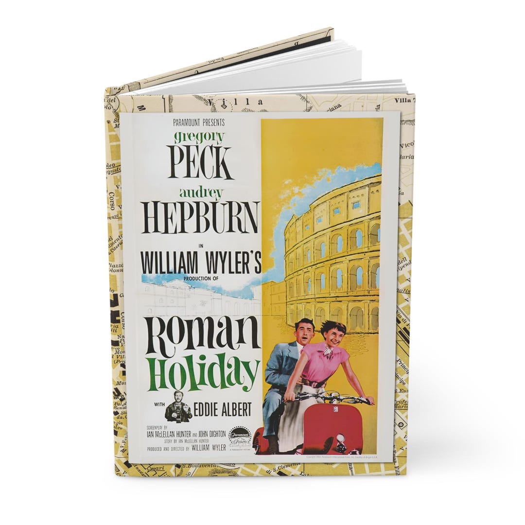 Roman Holiday Hard Backed Journal, Handmade Writing Diary & Bullet ...