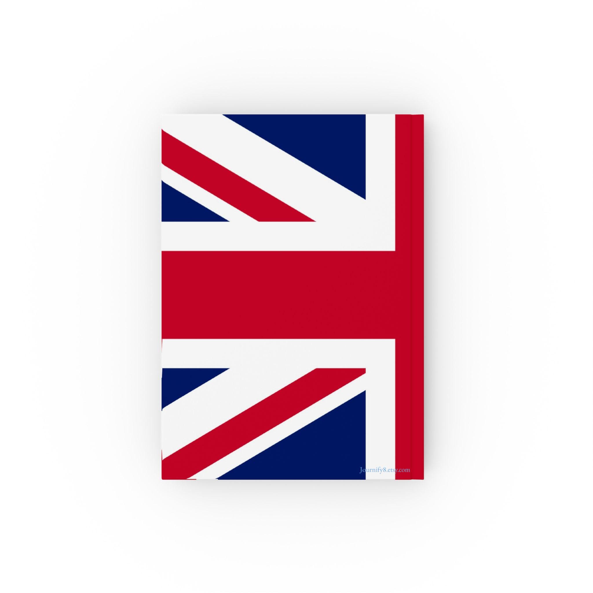Union Jack Flag Journal, British Flag Notebook, Patriotic Notepad ...