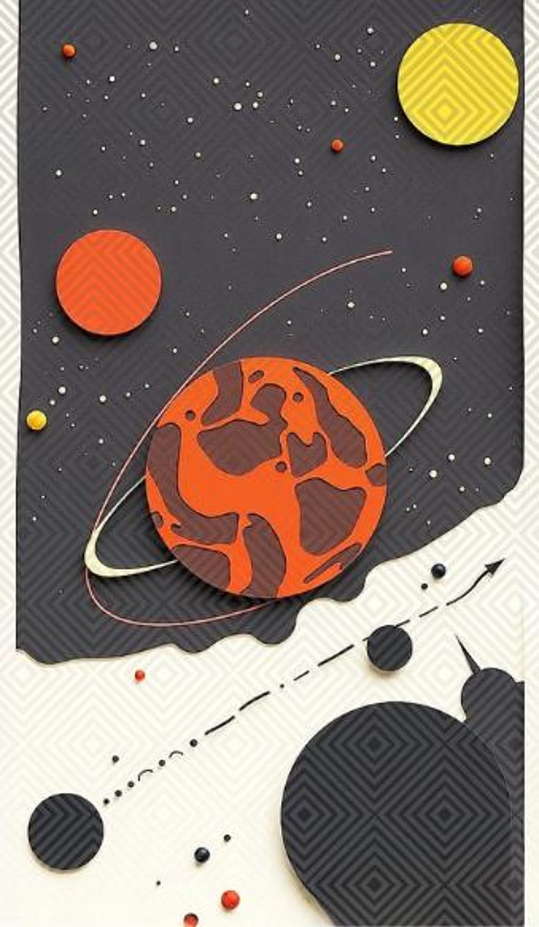 Space 3D Cut-out - Etsy