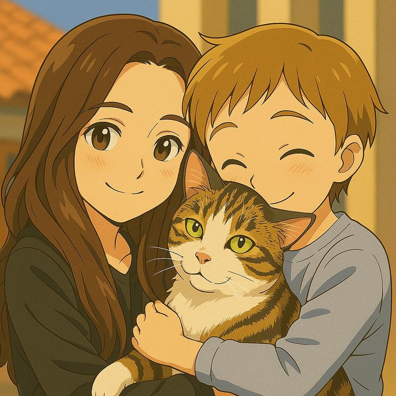 Custom Studio Ghibli Style Portrait, AI Cartoon Photo | Ghibli Digital ...