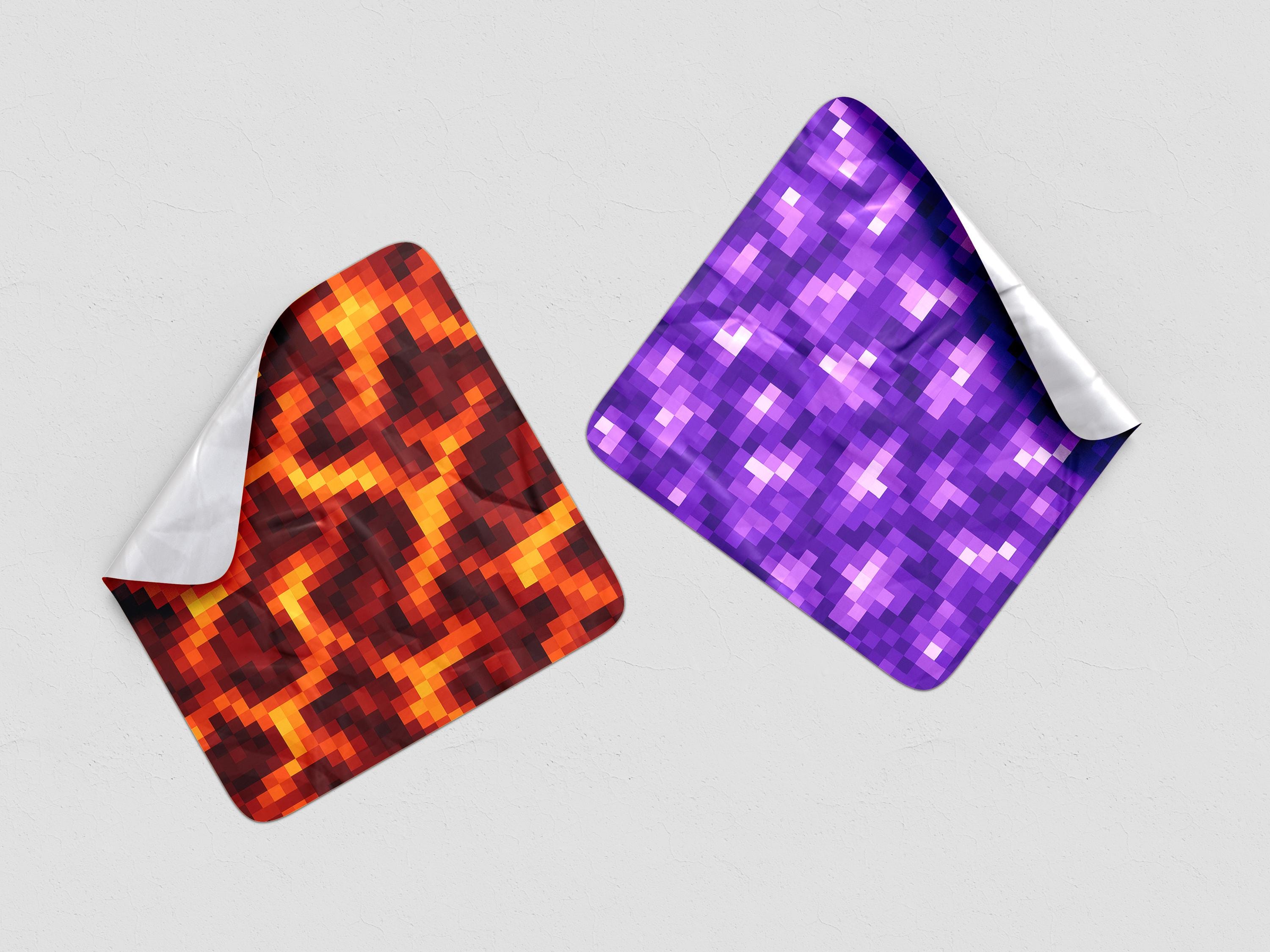 Minecraft-inspired Pixel Texture Pack – 21 PNG Blocks + Bonus PDF ...