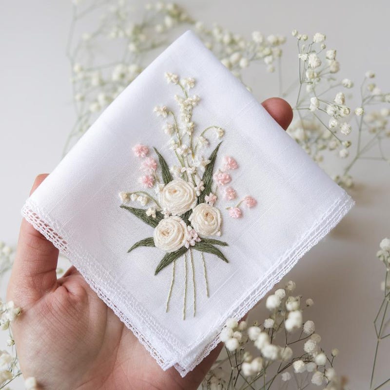 Flower Handkerchief - Etsy