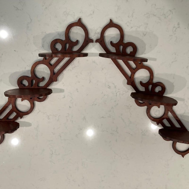 Wood Shelf Bracket Scroll - Etsy