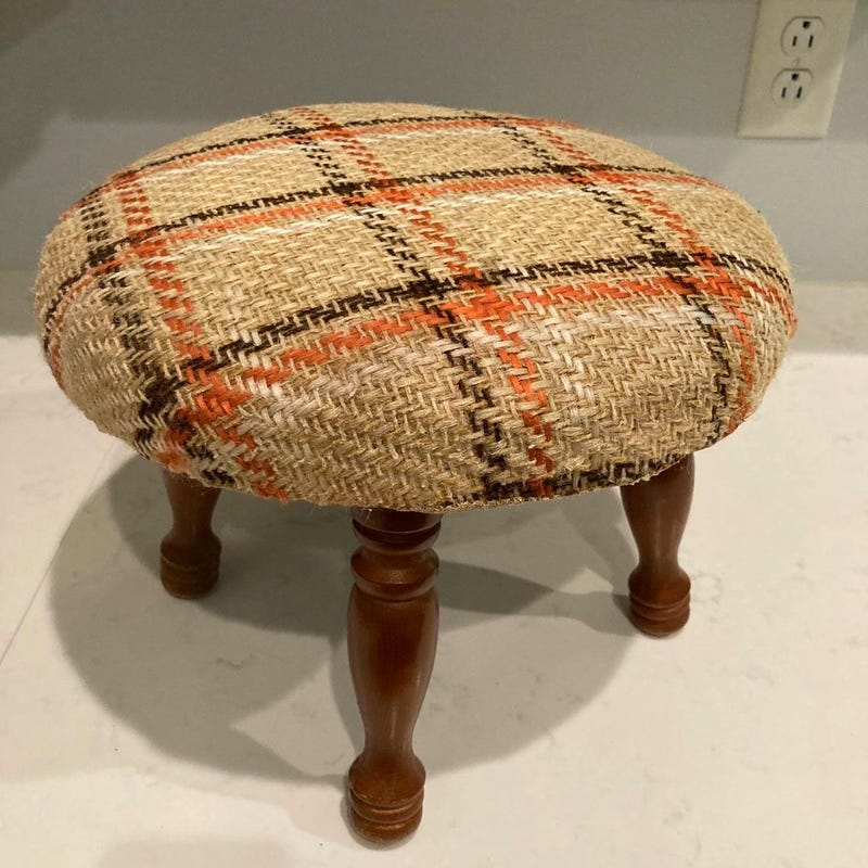 Mid Century Modern Footstool - Etsy