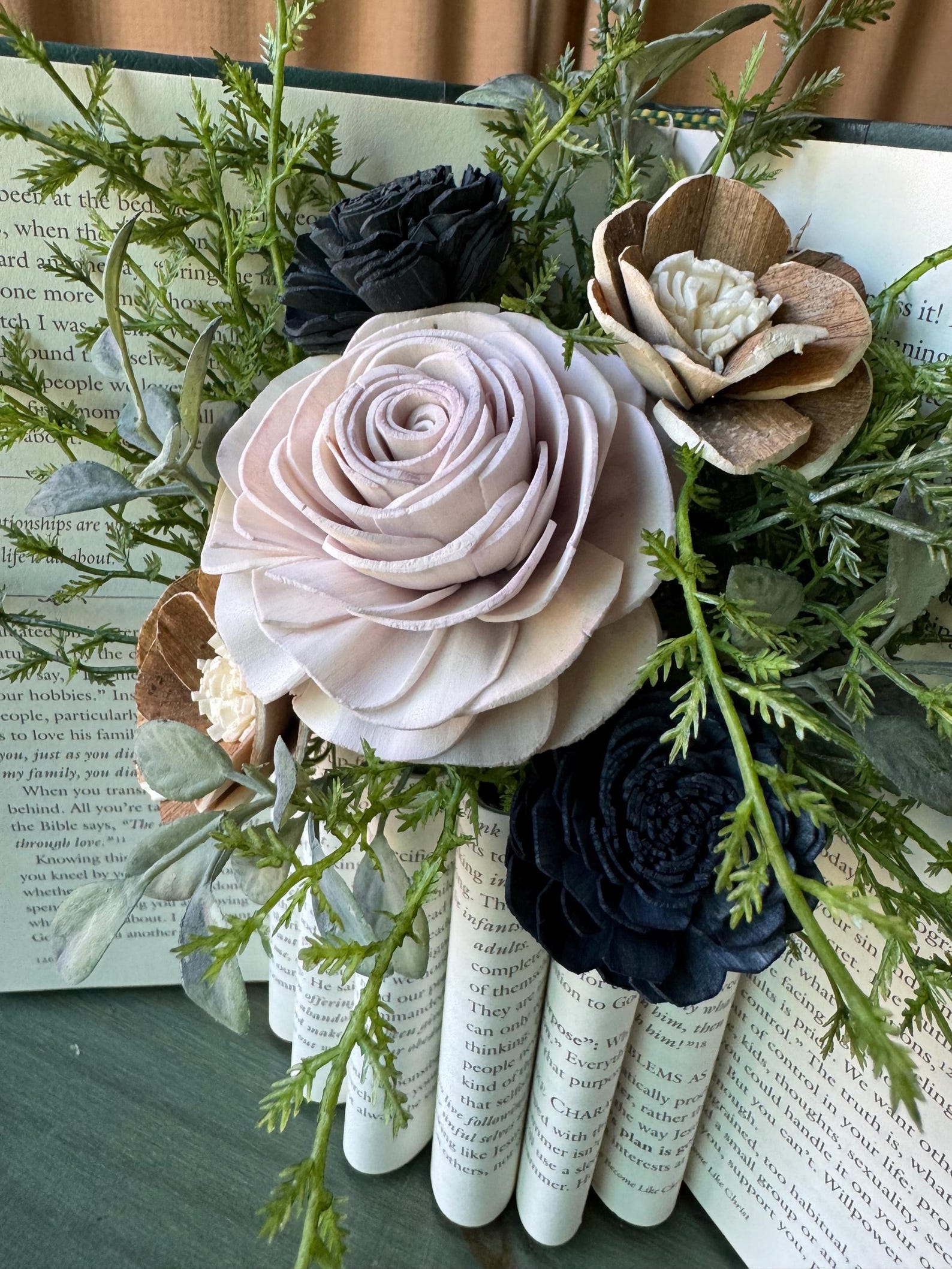 The Purpose Driven Life Book With Wood Flowers - Etsy