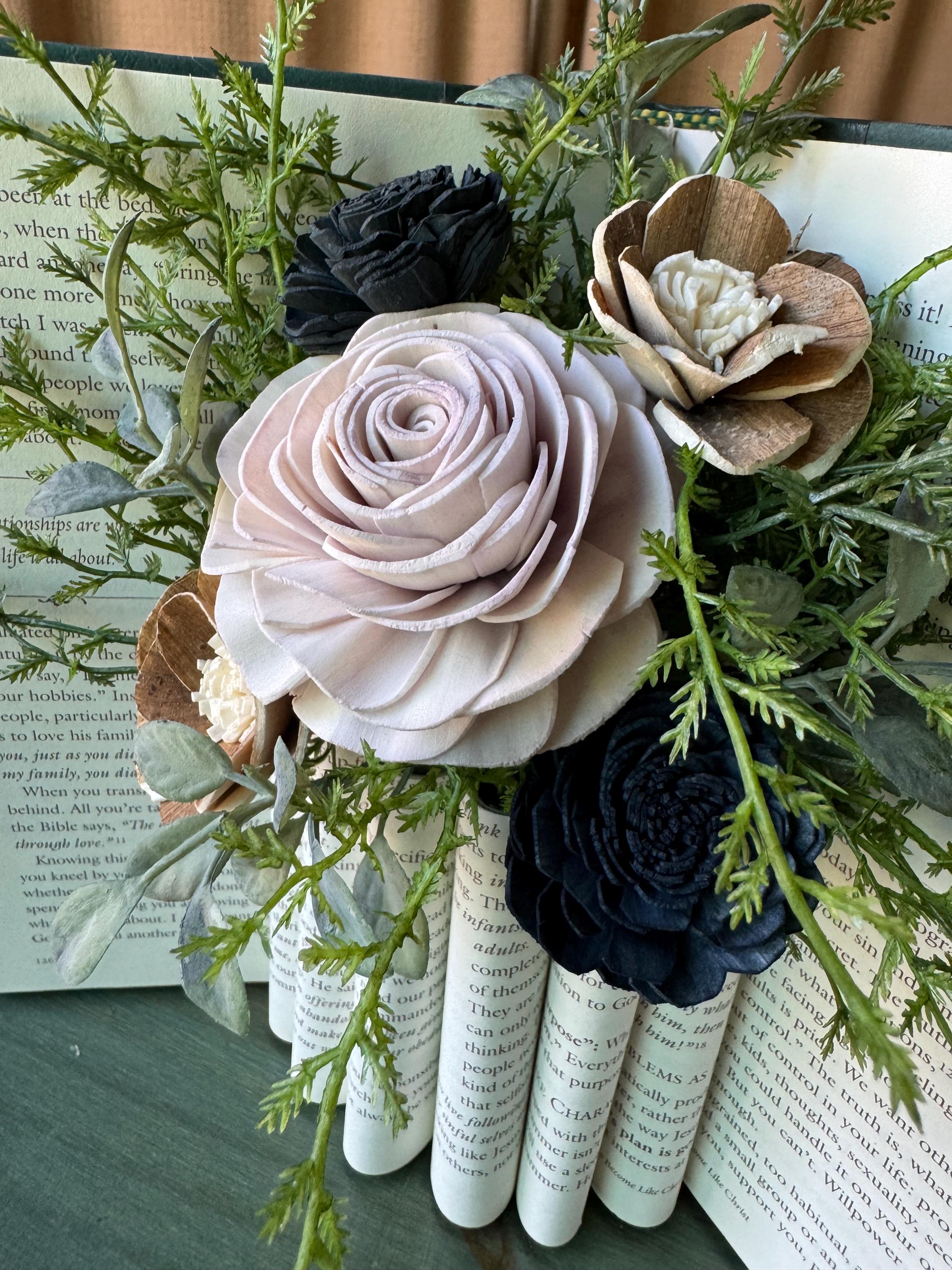 The Purpose Driven Life Book With Wood Flowers - Etsy