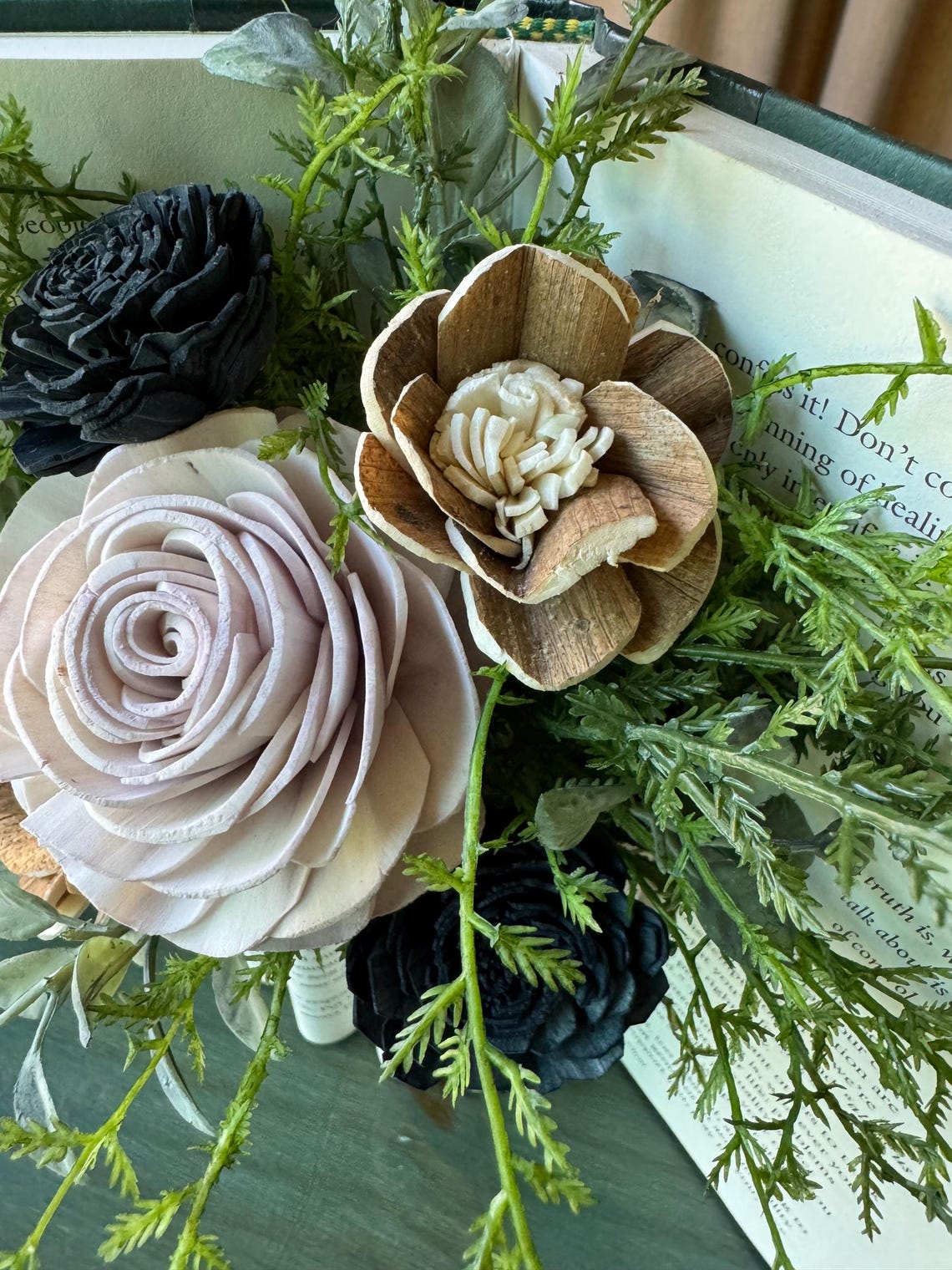 The Purpose Driven Life Book With Wood Flowers - Etsy