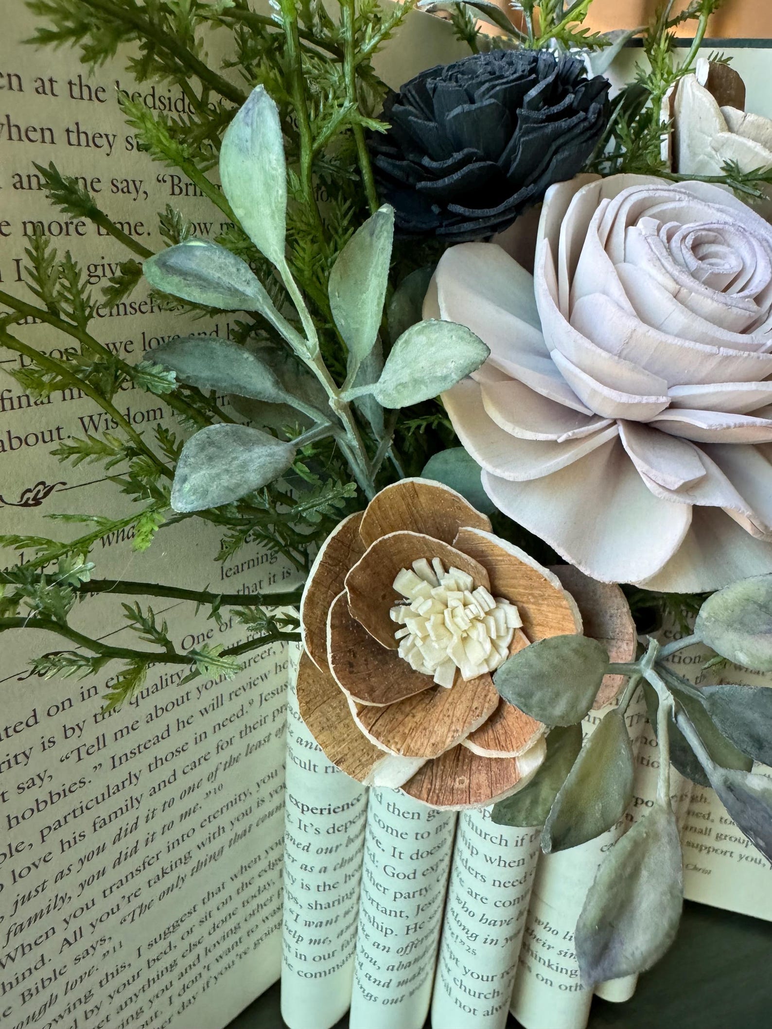 The Purpose Driven Life Book With Wood Flowers - Etsy