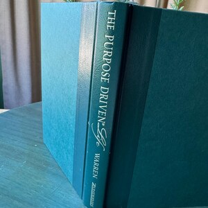 The Purpose Driven Life Book With Wood Flowers - Etsy