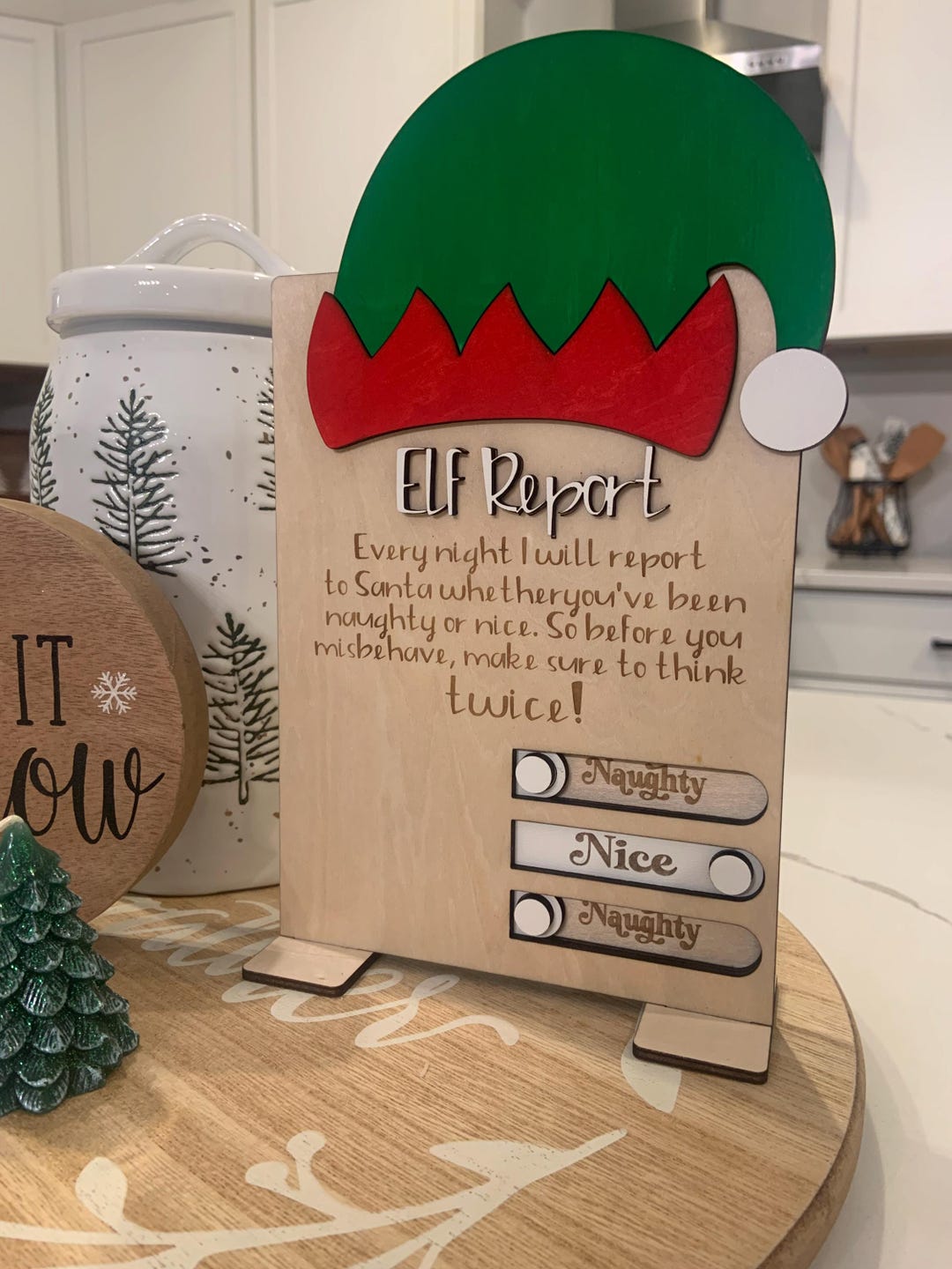 Personalized Christmas Elf Report - Etsy
