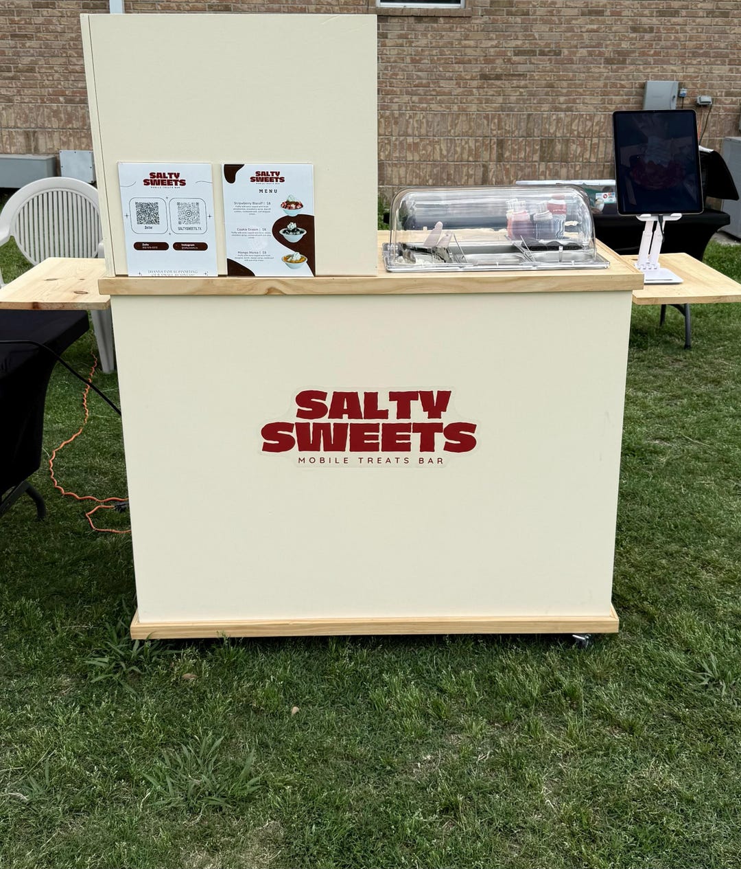 Sanded Finish Matcha Cart With Solid Top, Divider, Two Shelves and ...