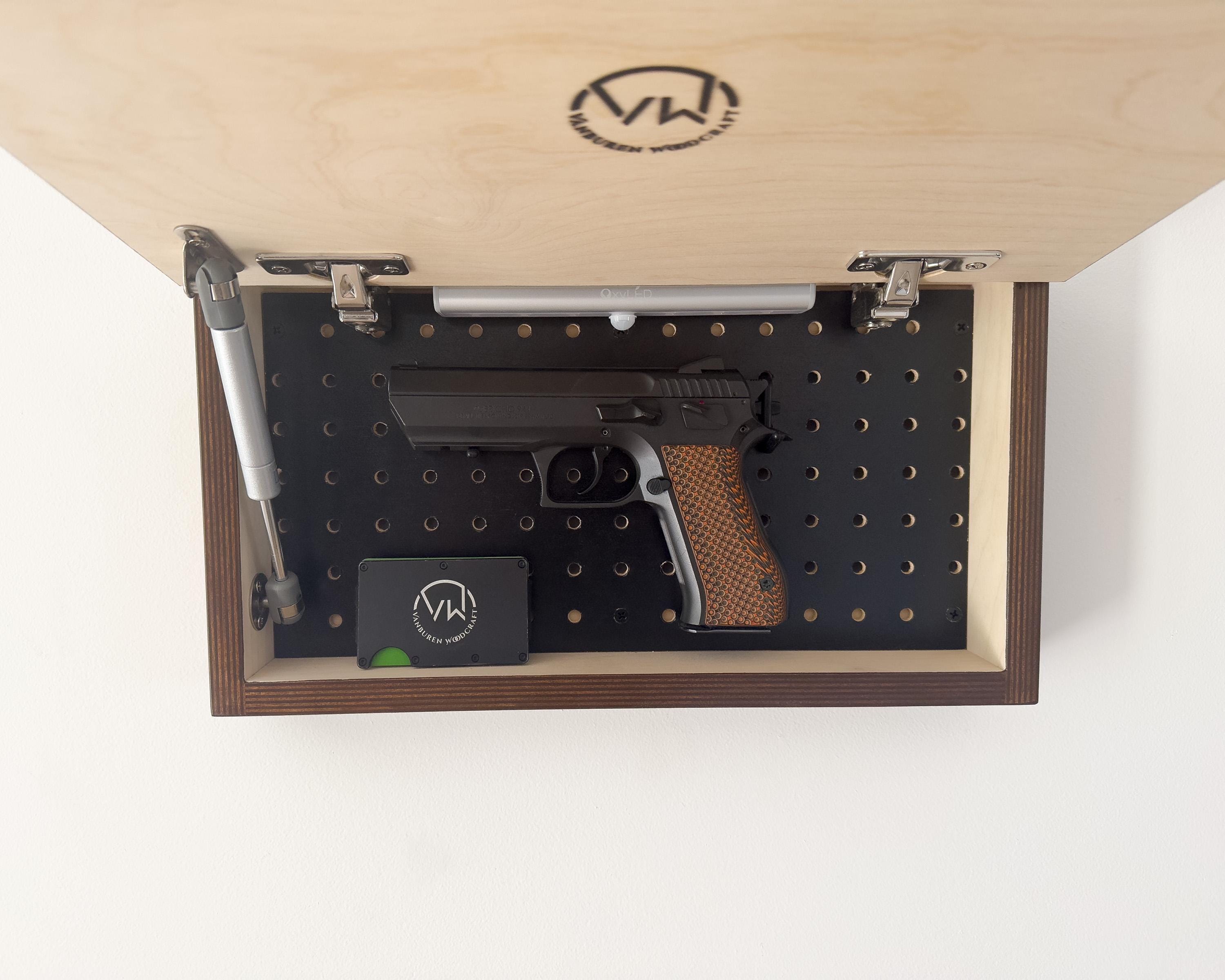 American Concealment Flag, Gun Storage Cabinet, Flag Gun Safe, Hidden ...