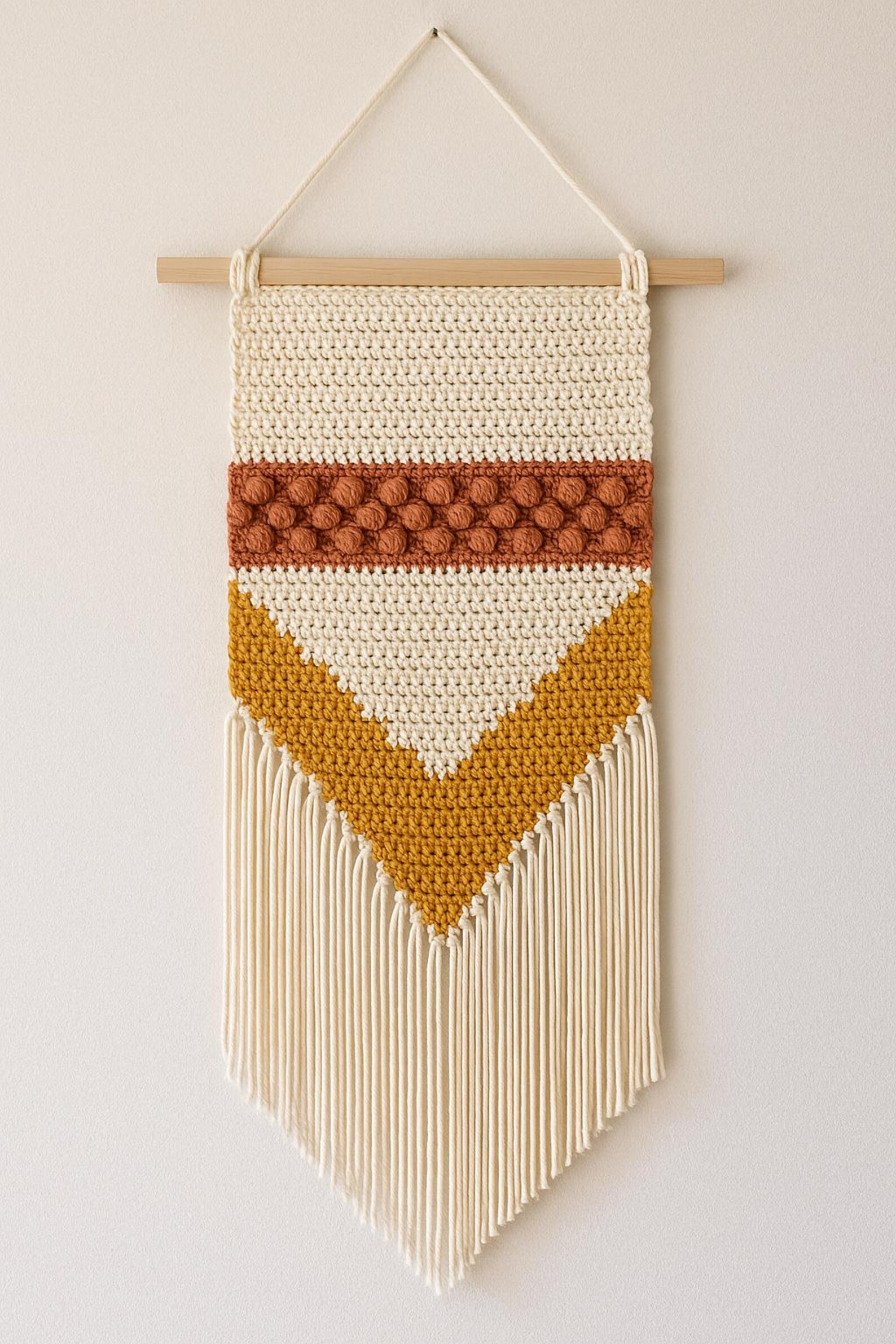 Crochet Pattern Boho Wall Hanging PDF Instant Download - Etsy