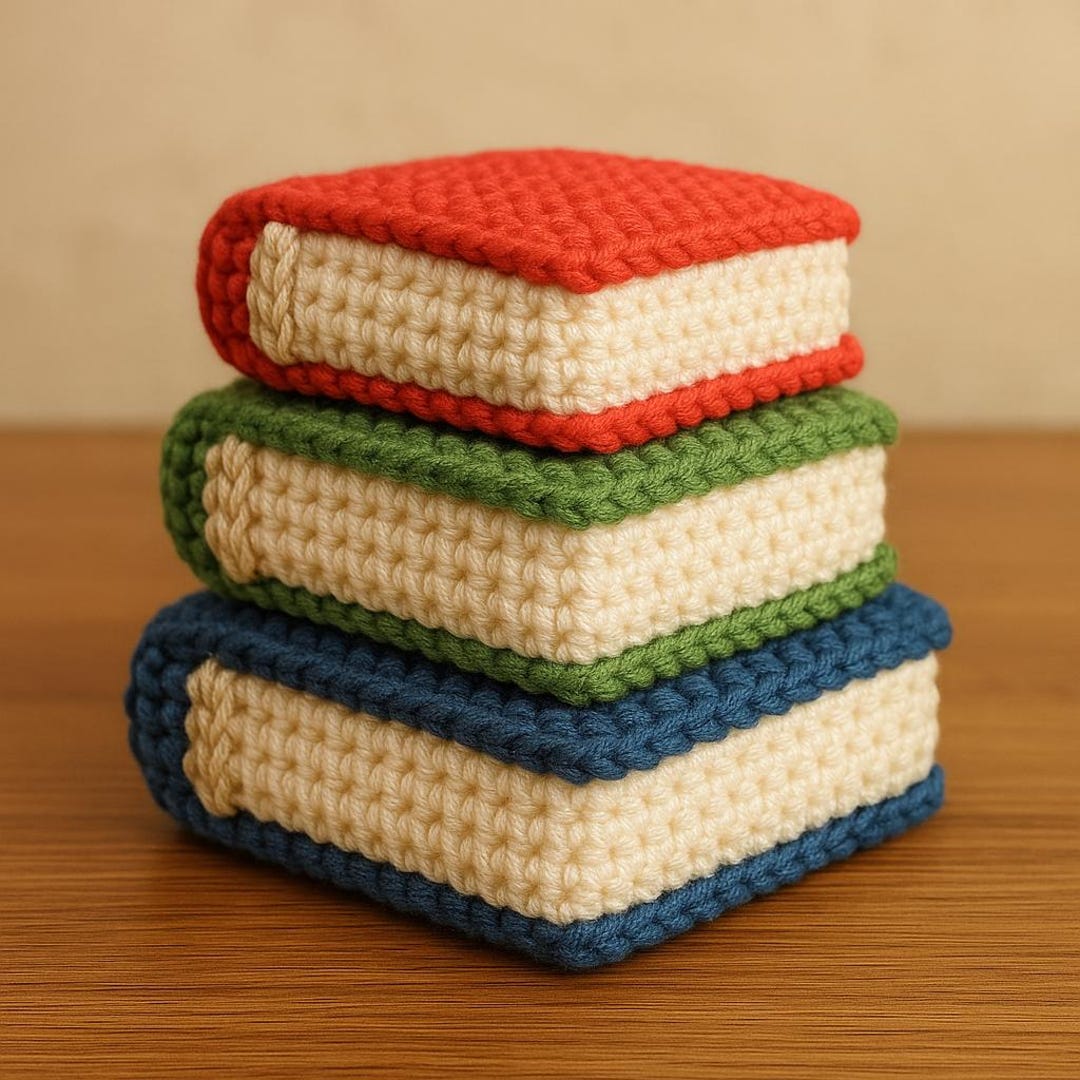 Crochet/amigurumi Pattern Book Stack PDF Instant Download - Etsy