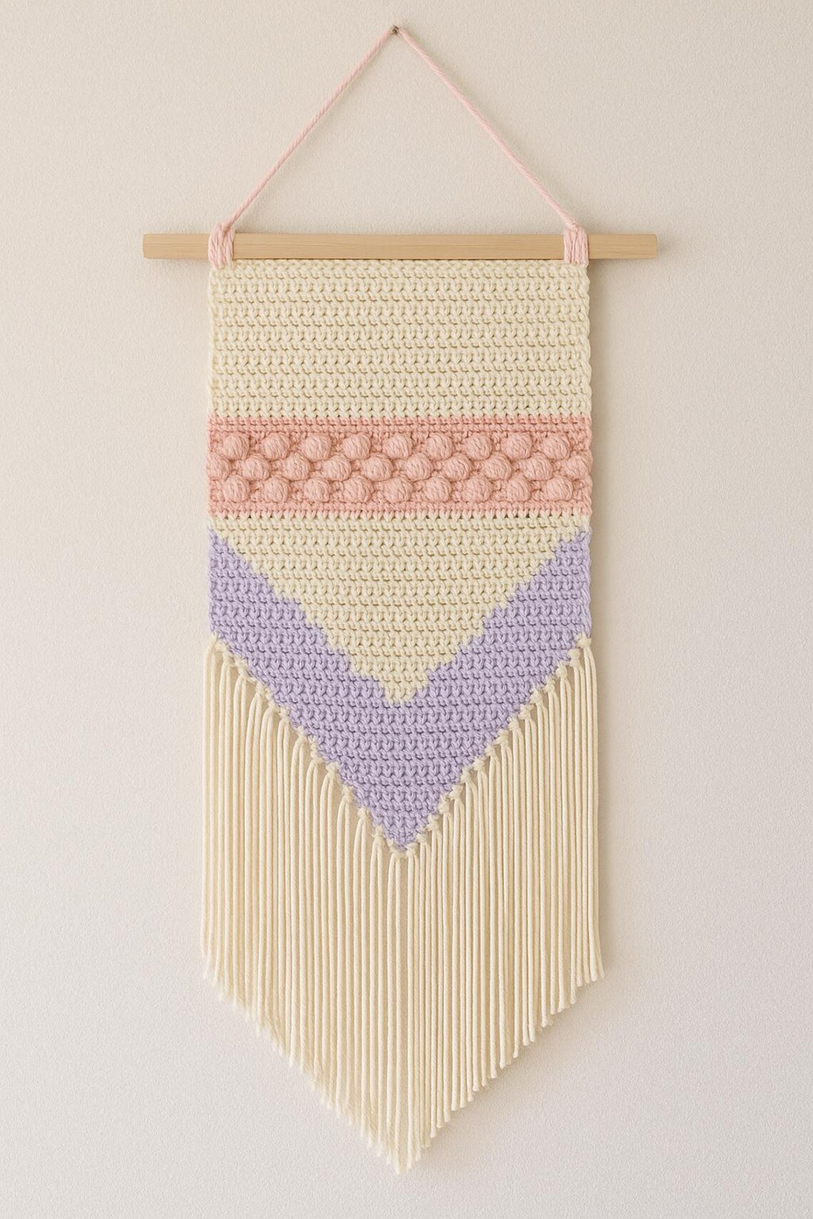 Crochet Pattern Boho Wall Hanging PDF Instant Download - Etsy