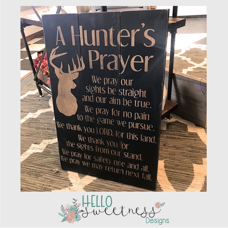 Hunter's Prayer - Etsy