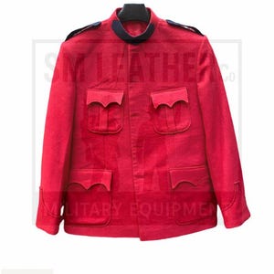 RCMP Red Serge Uniform: Canadian Mountie Wool Tunic & Breeches - Etsy