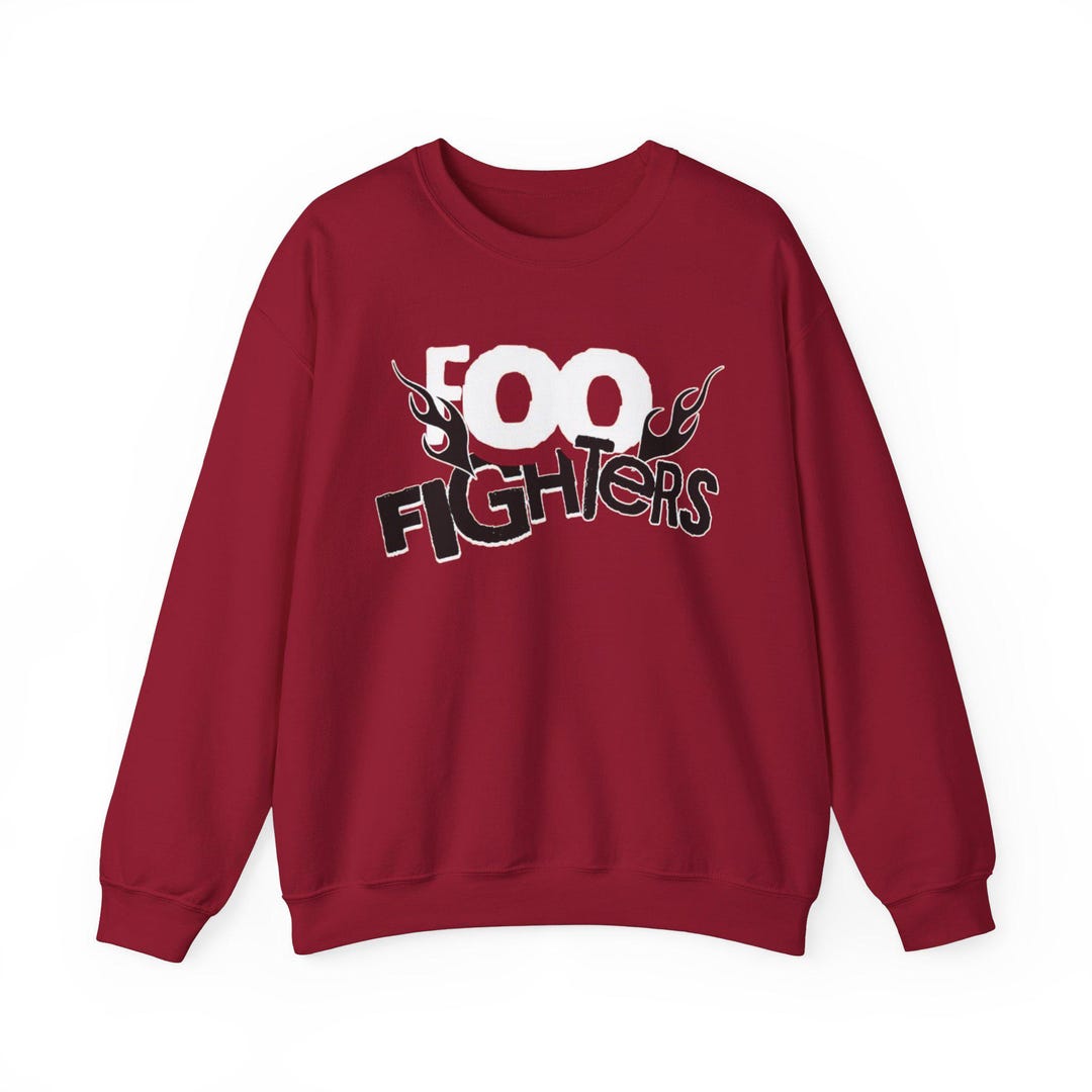 Foo Fighters Sweatshirt, Rock Band Merchandise, Music Lover Gift, Rock ...