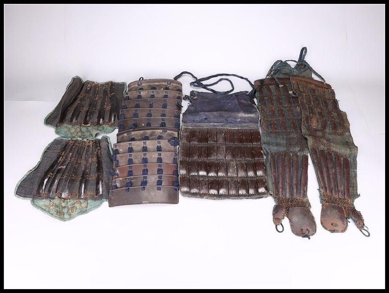 Wabi-sabi Samurai Armor Set (sode,kote,haidate) | Guaranteed Authentic ...