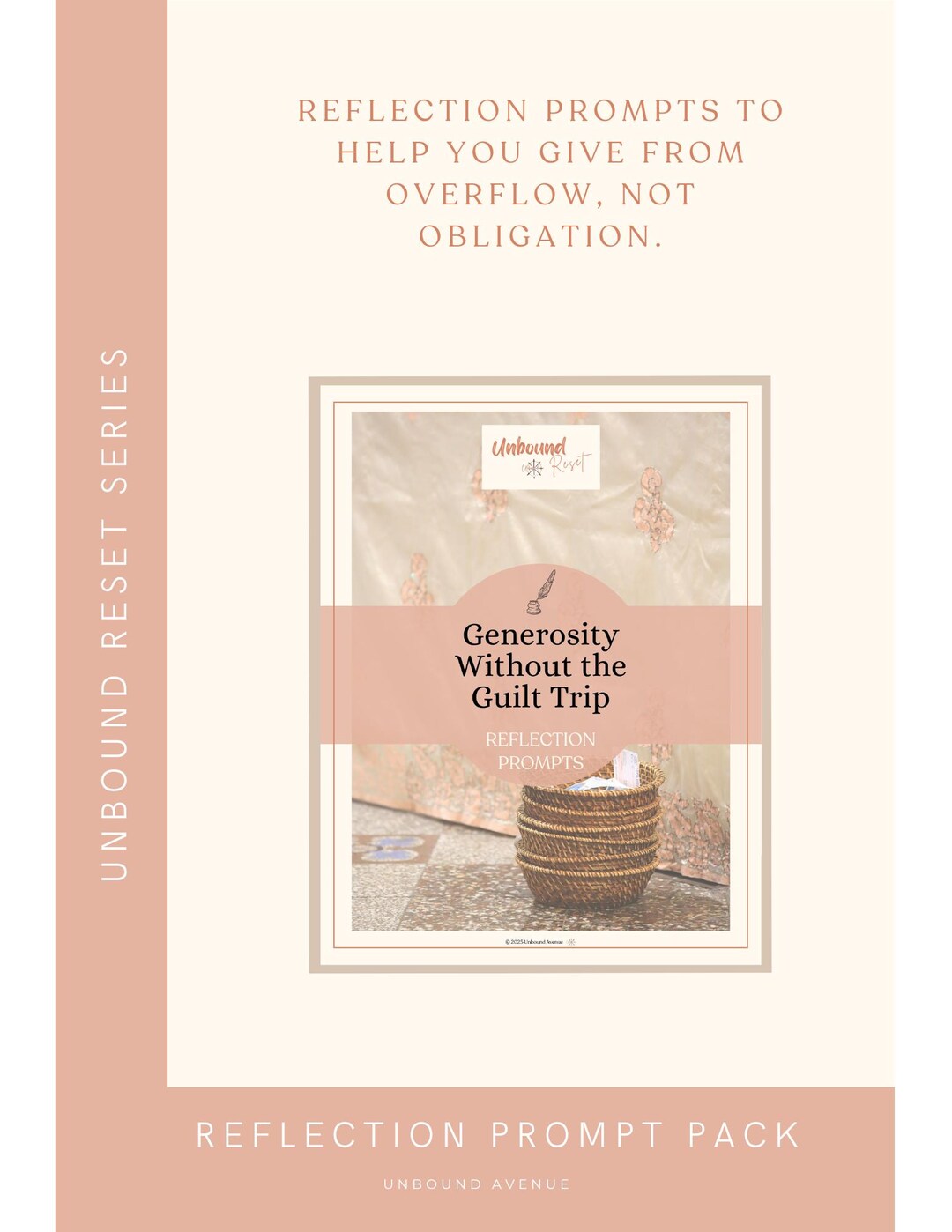 Generosity Reflection Prompts: Boundaries & Burnout (PDF Download) - Etsy