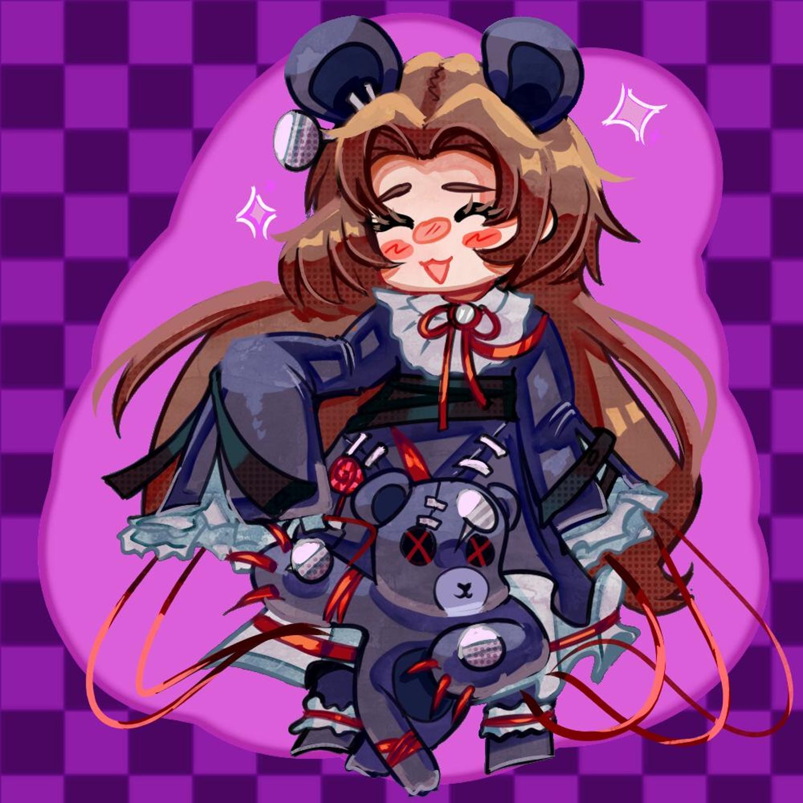 Limbus Company Purple EGO Stickers, Including Hex Nail Rodion, Soda ...