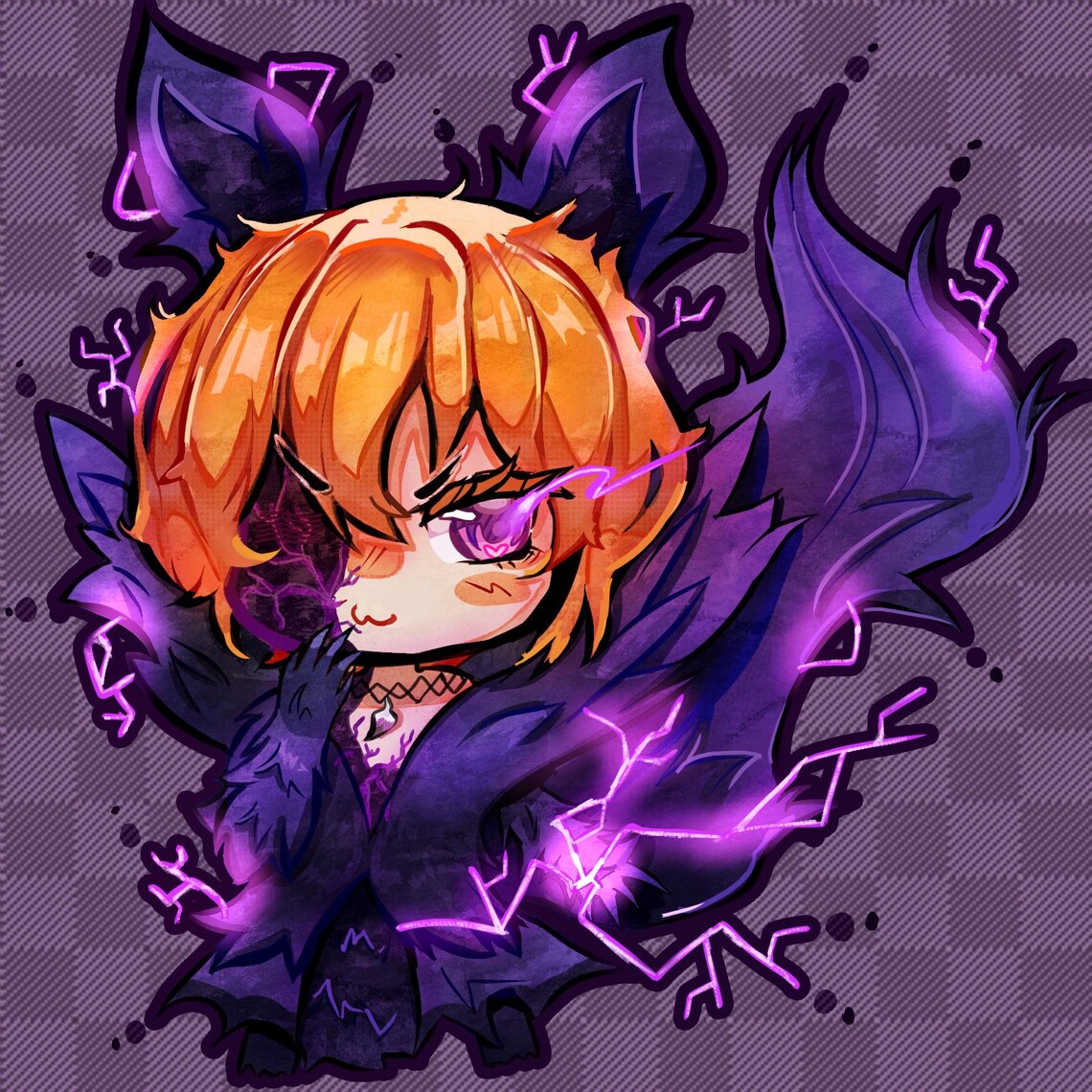 Limbus Company Purple EGO Stickers, Including Hex Nail Rodion, Soda ...