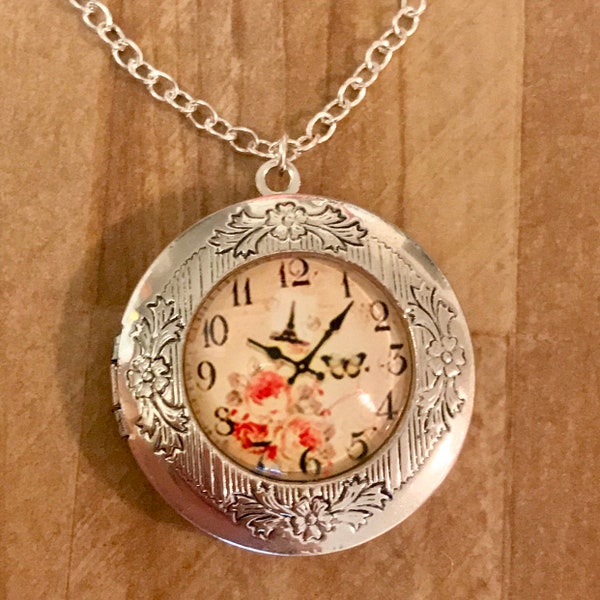 Clock Locket - Etsy