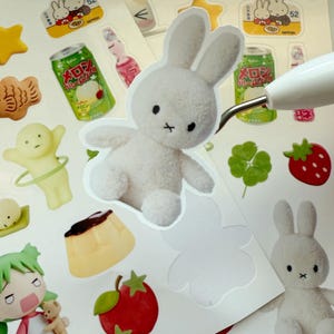 Jumicore Hesei Retro Japanese Y2K 2000s Glossy Sticker Sheet | Smiski ...