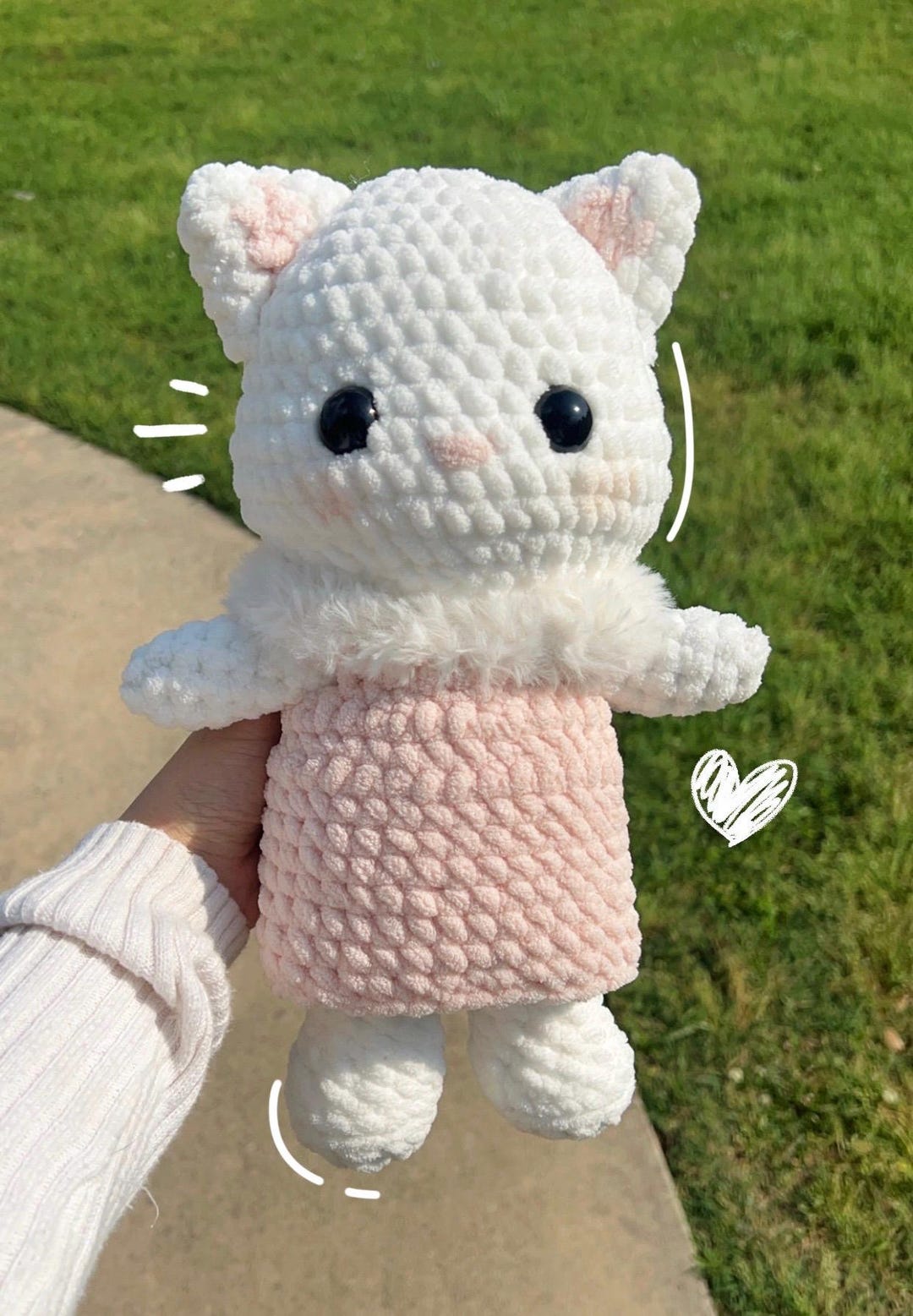 Crochet Sylvanian Family Calico Critters Cat Amigurumi Plushie - Etsy