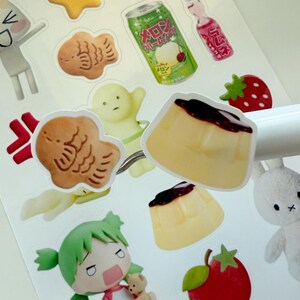 Jumicore Hesei Retro Japanese Y2K 2000s Glossy Sticker Sheet | Smiski ...