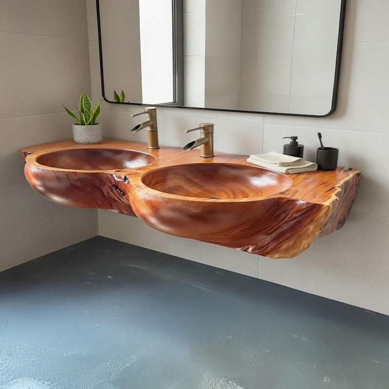 Live Edge Vanity - Etsy