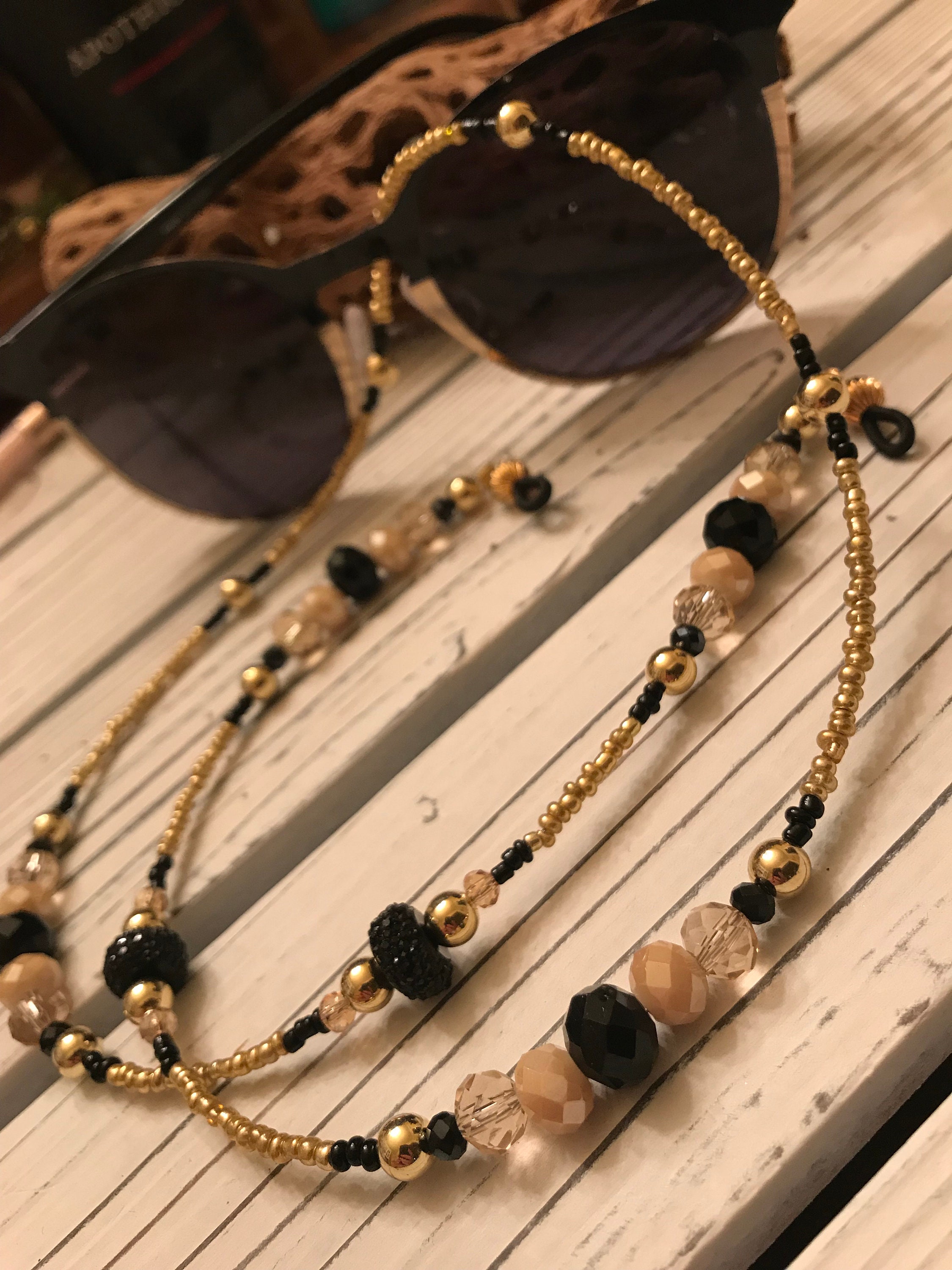 Eyeglass Chain, Eyeglass Lanyard, Beaded Lanyard, Sunglasses Lanyard ...