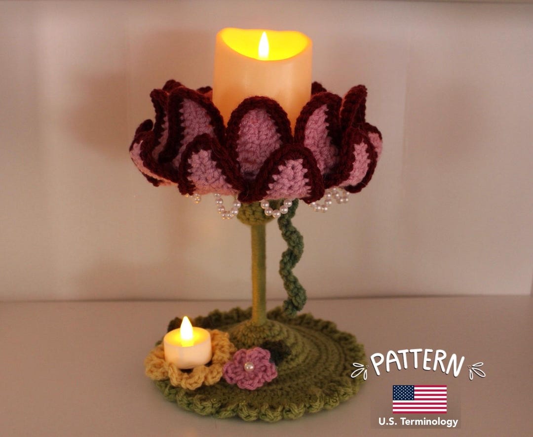 Fire Lily Lamp Crochet Pattern - Etsy