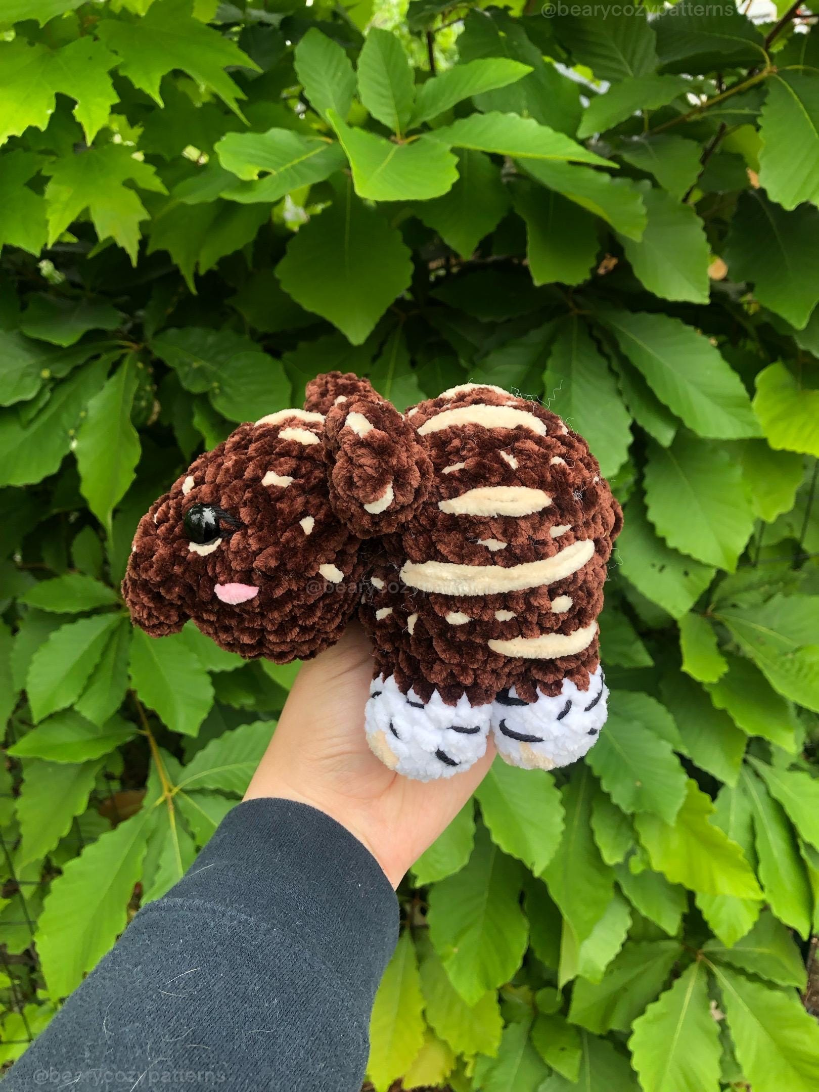 Tate the Tapir Crochet Plushie Pattern - Etsy