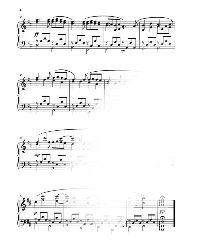 Canon in D by Pachelbel | Piano Sheet Music | Printable PDF | Collage ...