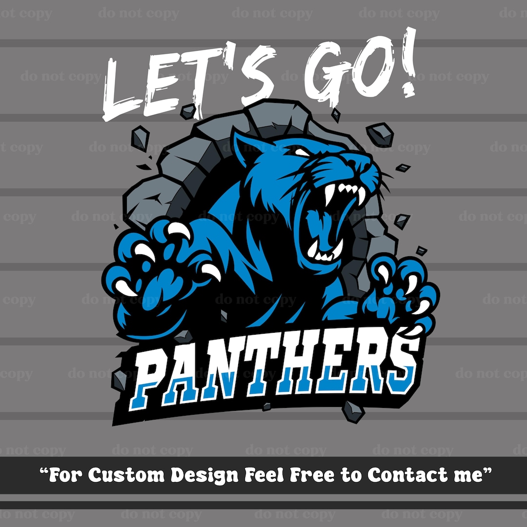 Let's Go Panthers SVG, Panthers PNG SVG, Panthers Vector, Panthers ...