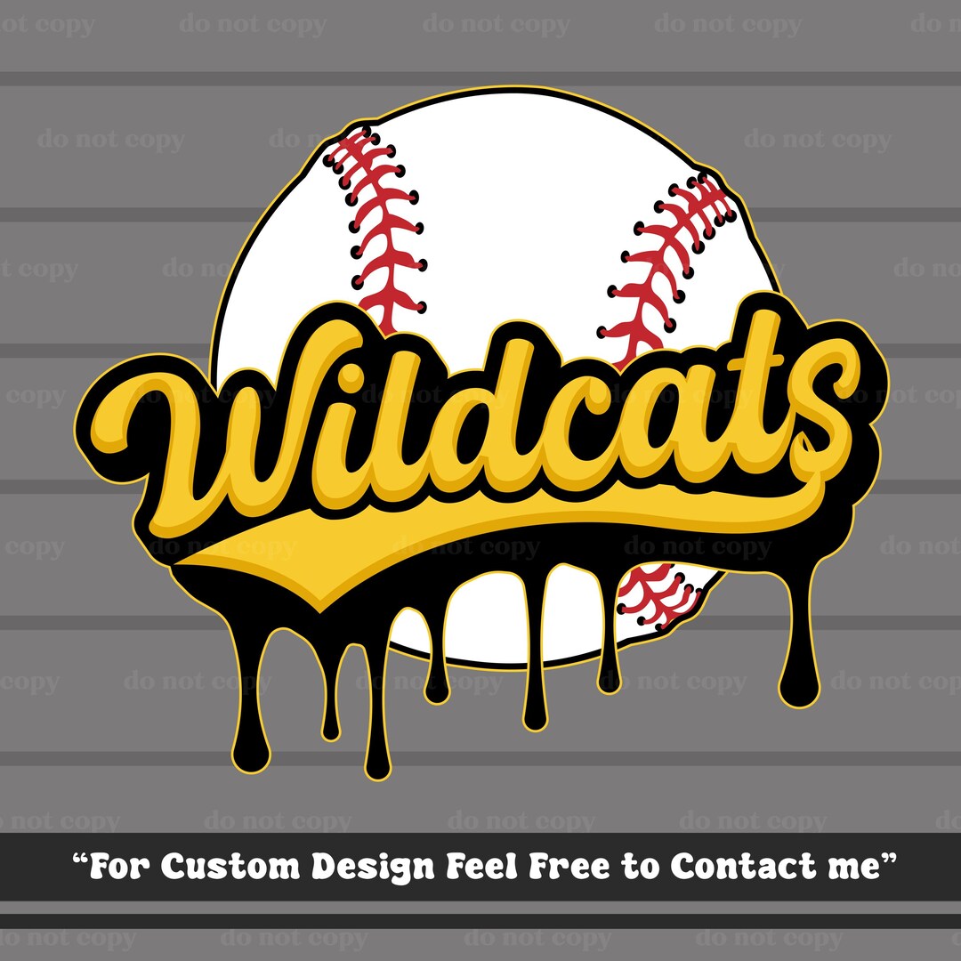 Wildcats SVG PNG, Wildcats Baseball, Baseball Gifts, Game Day, Cutfile ...