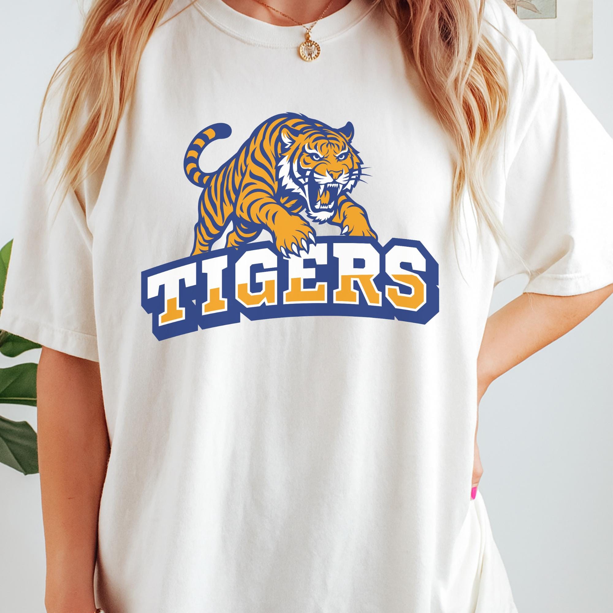 25 Tigers SVG PNG Bundle, Tigers Cut File Cricut, Tigers Mascot, Vector ...