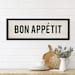 BON APPETIT Sign French Kitchen Sign Dining Room Wall Art - Etsy