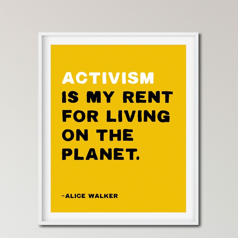 Activism Poster - Etsy