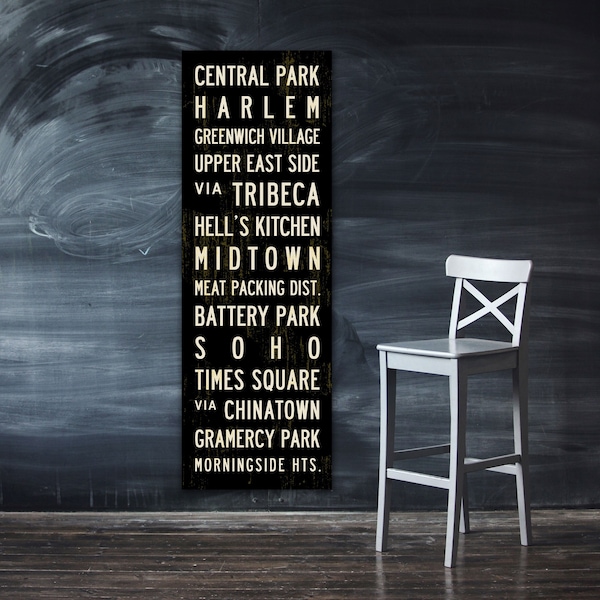 Subway Sign Art - Etsy