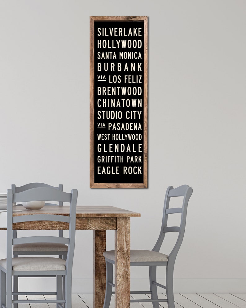SMALL LA Subway Sign Los Angeles Art LA Print California | Etsy